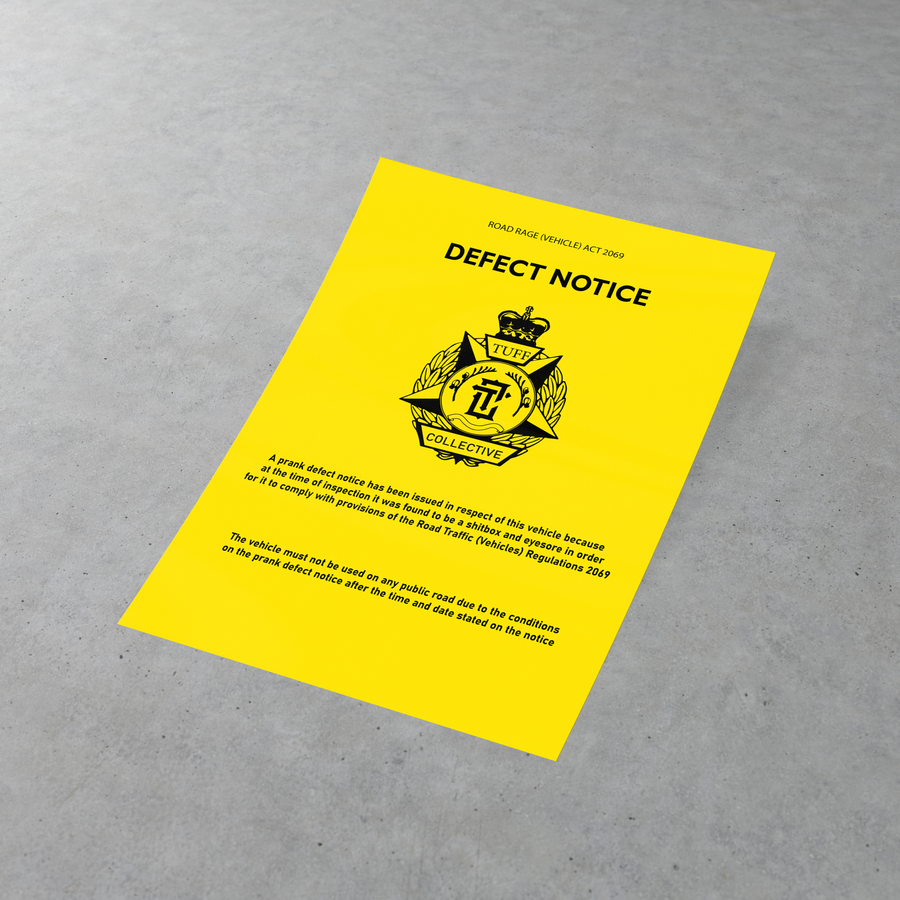 Fake Defect West Aus – Tuff Collective